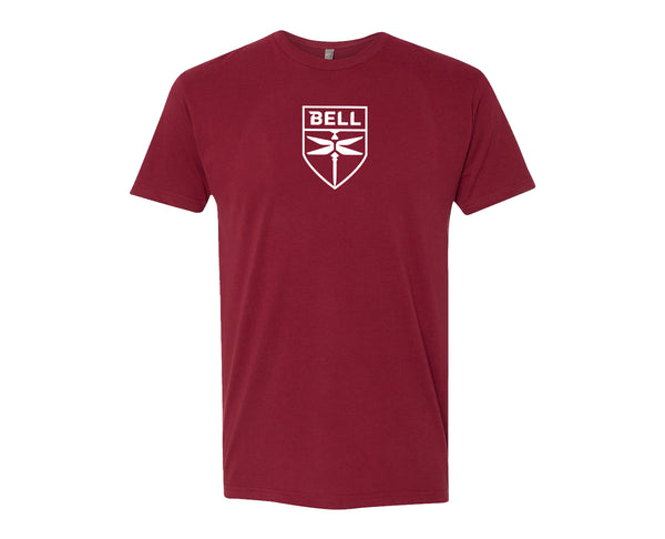 Bell Shield Tee - Cardinal – Bell Gift Shop